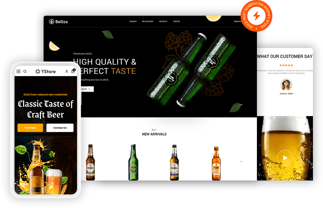 Best Beer Shopify Theme | Templates Coder