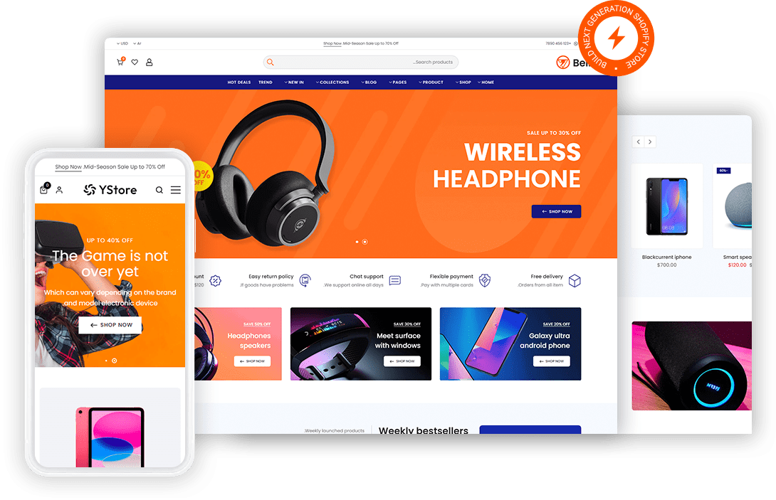 RTL Shopify Theme with Full Language Support